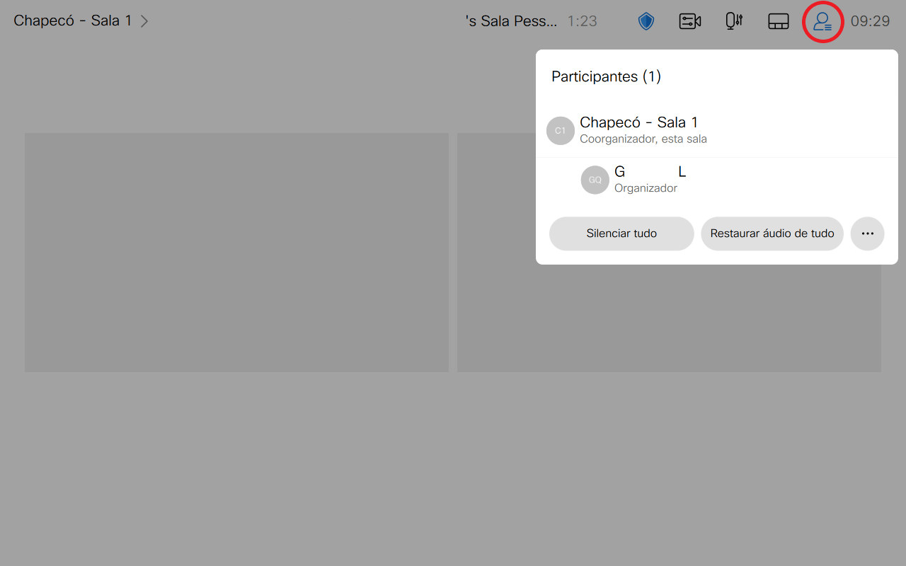Webex – Controles no tablet para participantes da reunião - Portal de ...